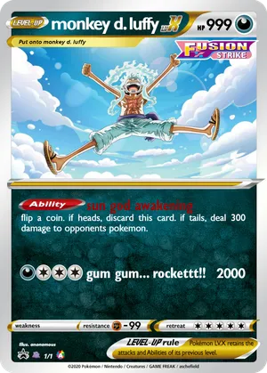 monkey d. luffy - godo_752 | Pokécardmaker.net