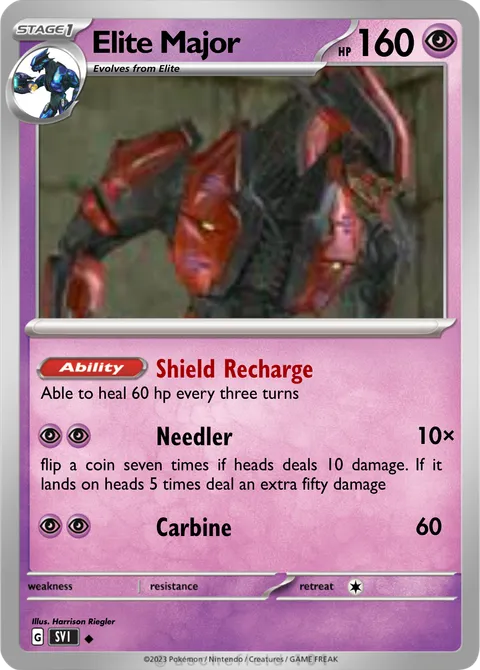 Elite Major - haloreach | Pokécardmaker.net
