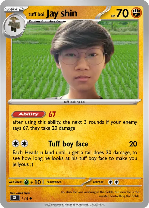 Jay shin - jecobled | PokeCardMaker.net