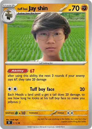 Jay shin - jecobled | Pokécardmaker.net