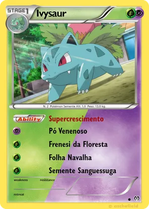 Ivysaur - malec132 | PokeCardMaker.net