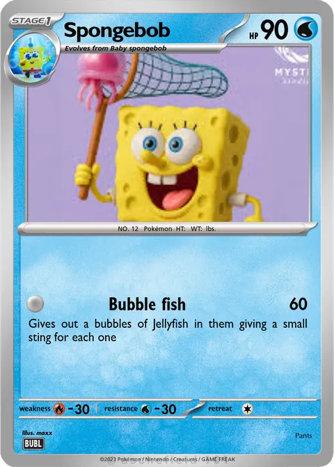 Spongebob - maxxPCM | Pokécardmaker.net