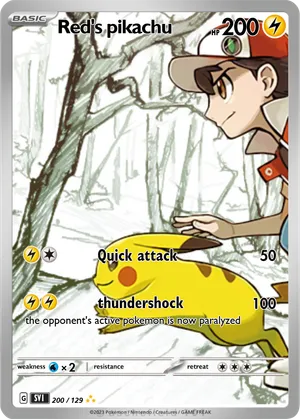Red's pikachu - pokemon7765443 | PokeCardMaker.net