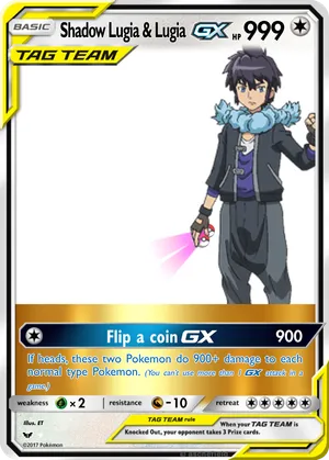 Shadow Lugia & Lugia - pokemoncounselor | PokeCardMaker.net
