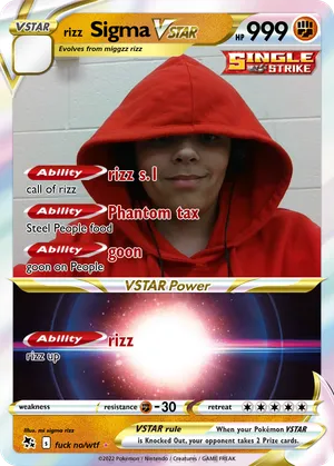 Sigma - sigma_rizz | PokeCardMaker.net