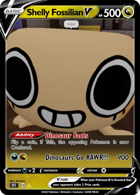 Shelly Fossilian - sn0ba11 | PokeCardMaker.net