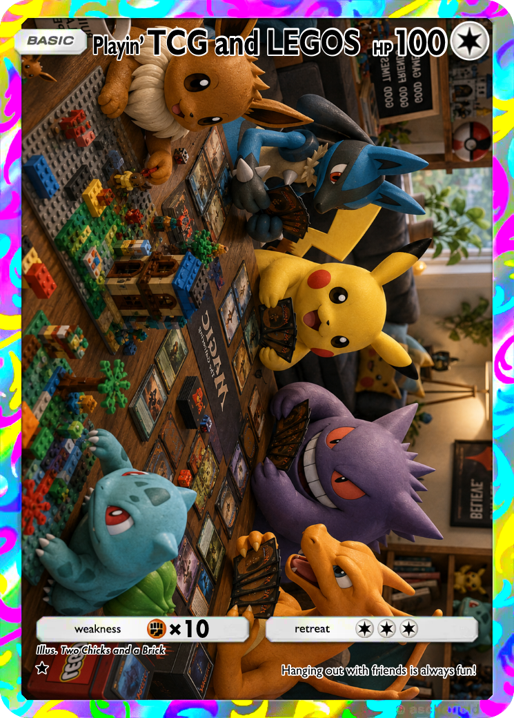 TCG and LEGOS - TwoChicksandaBrickPlusTCG