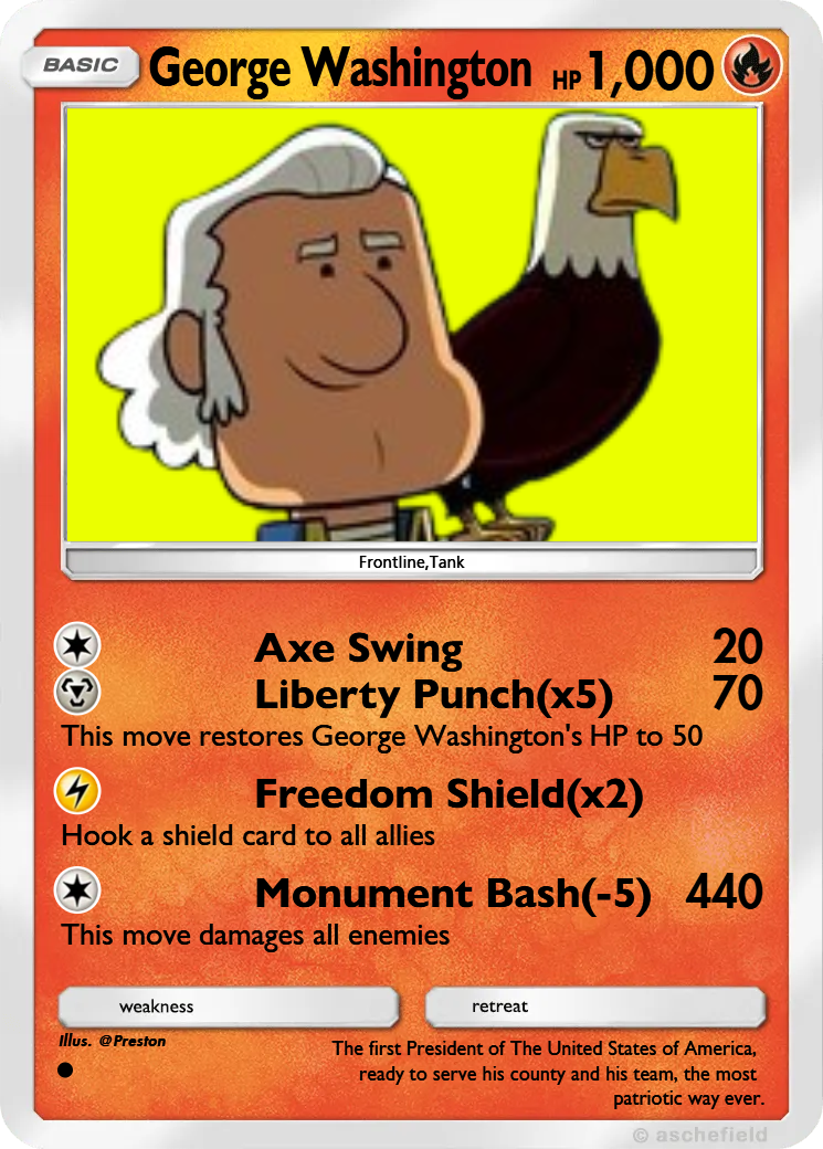 George Washington - UniversalHeroesAllStars