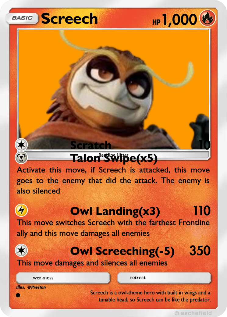Screech - UniversalHeroesAllStars